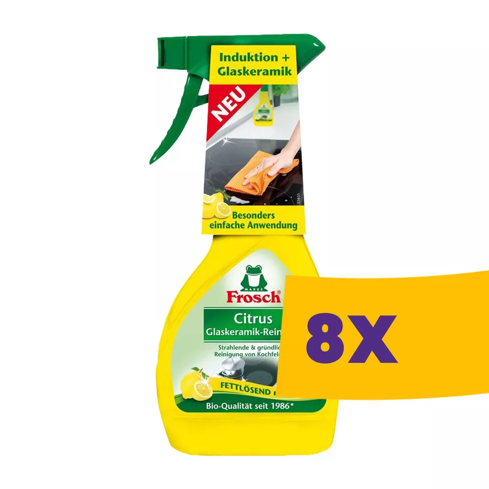 Frosch üvegkerámia főzőlap tisztító spray 300ml (Karton - 8